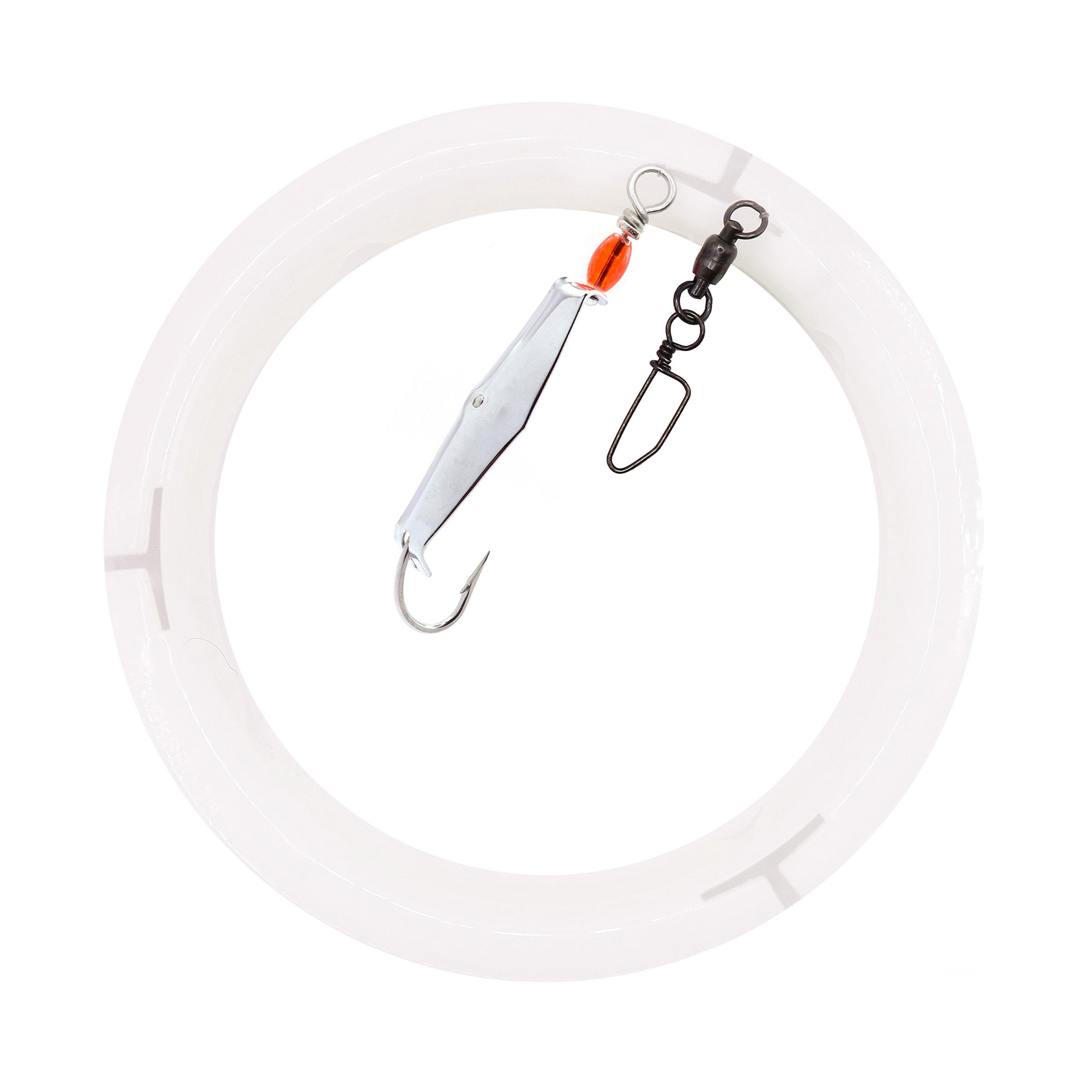 Rigged Clarkspoon Size 00 Chrome | Saltwater Trolling Spoon